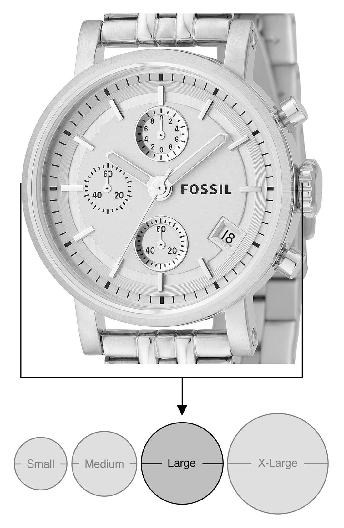 Fossil 'Original Boyfriend' Chronograph Bracelet Watch, 38mm | Nordstrom