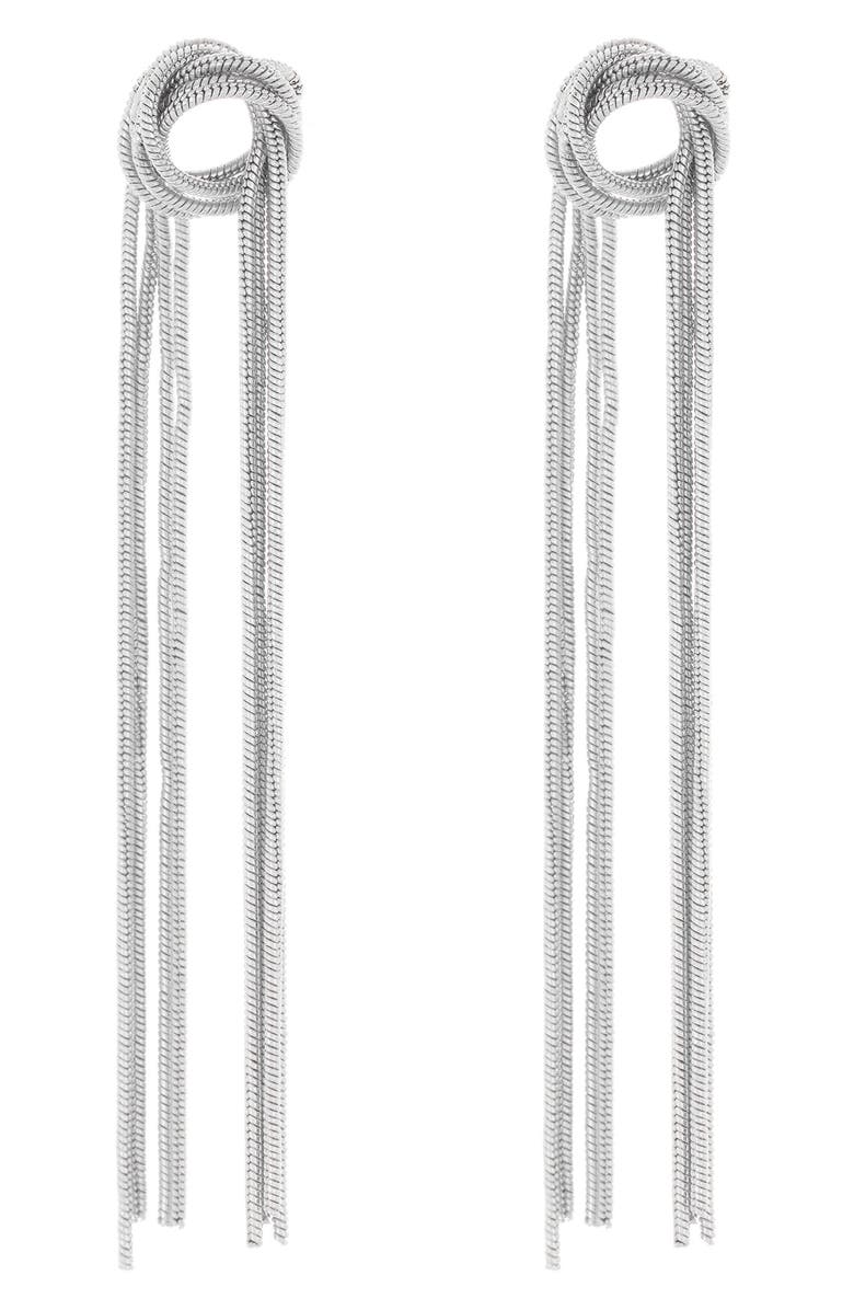 Tasha Twisted Snake Chain Linear Drop Earrings | Nordstromrack