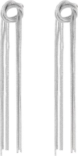 Tasha Twisted Snake Chain Linear Drop Earrings | Nordstromrack
