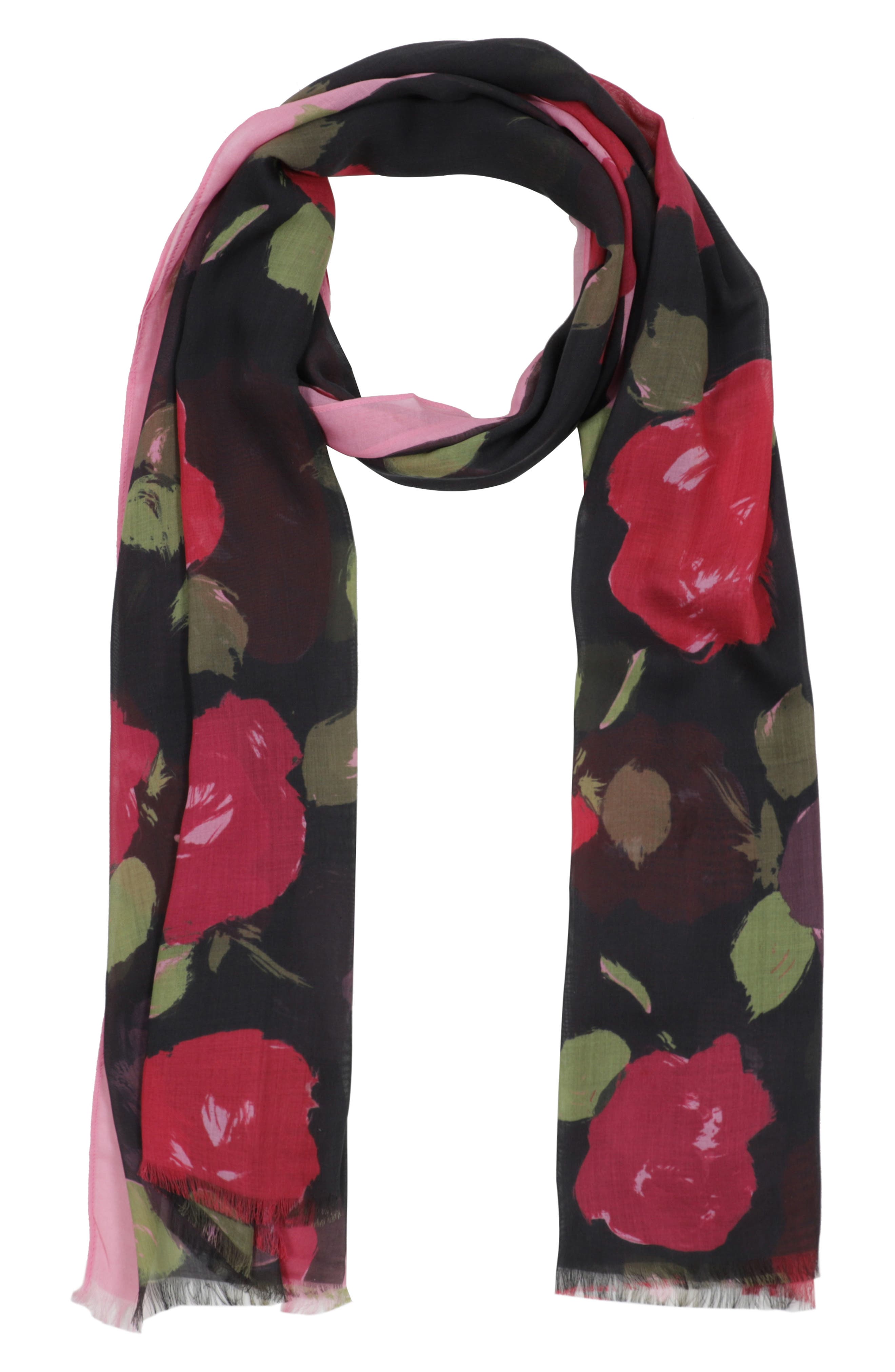 Kate Spade New York brushy rose oblong scarf | Nordstromrack