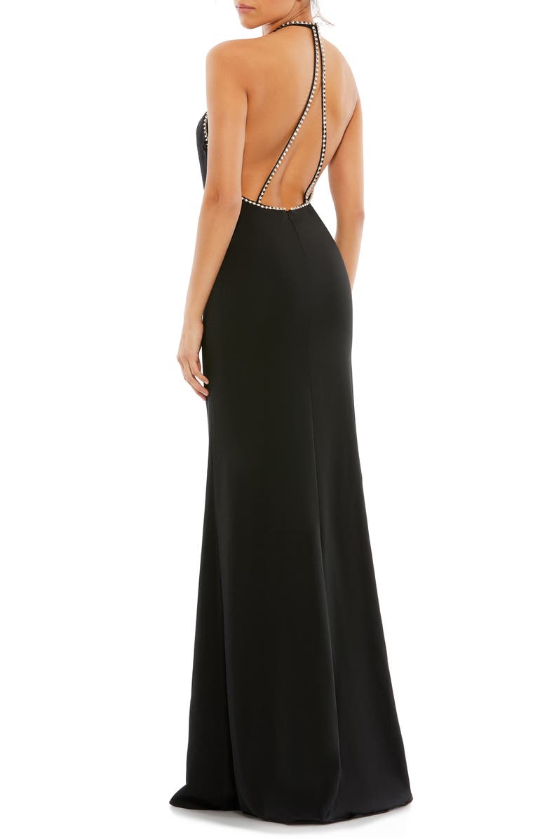 Mac Duggal Halter Neck Trumpet Gown | Nordstrom