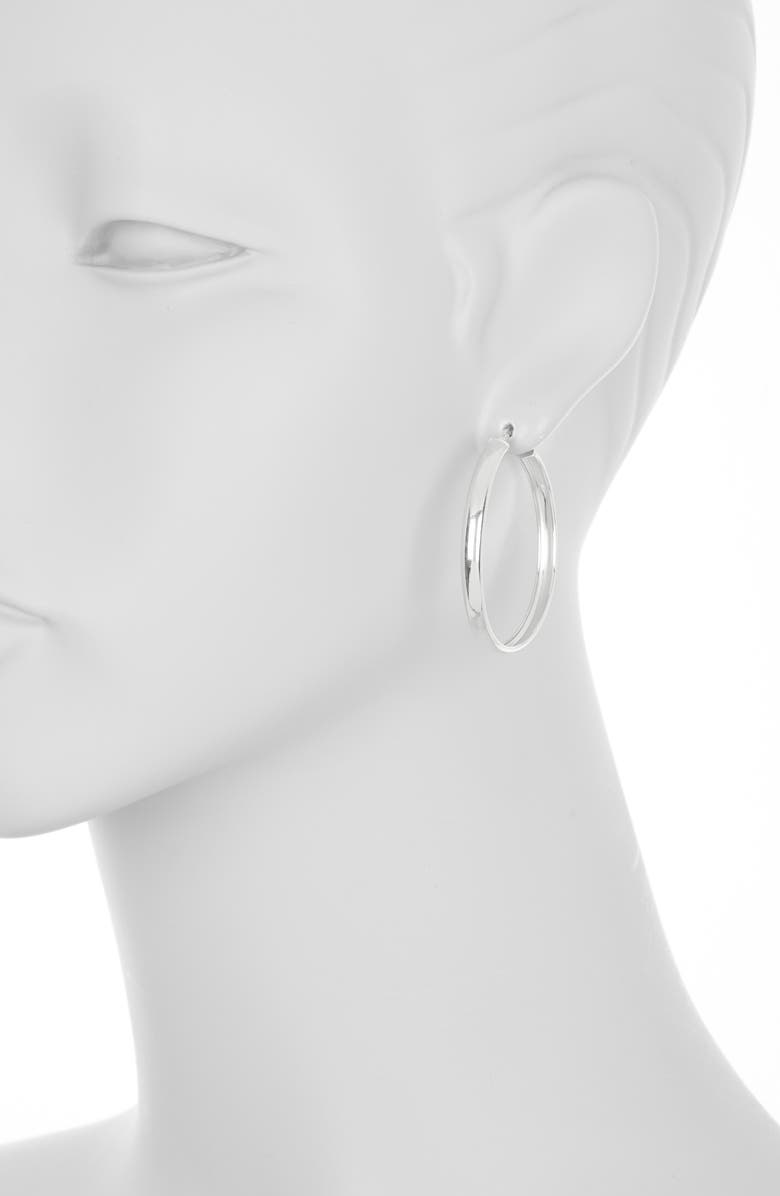 Argento Vivo Sterling Silver Wide Band Hoop Earrings | Nordstromrack