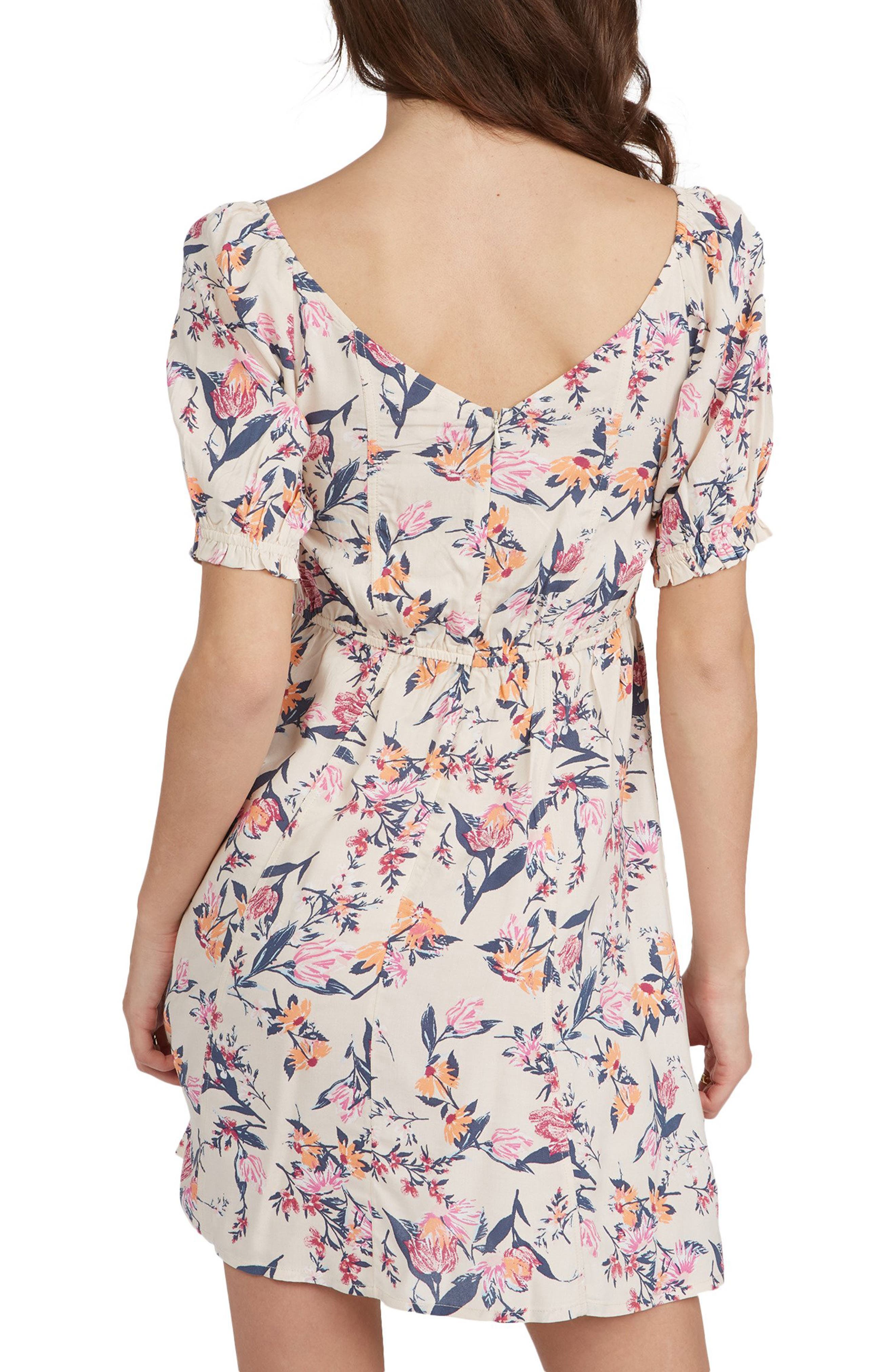 Roxy Shimmy Shake Floral Minidress | Nordstromrack