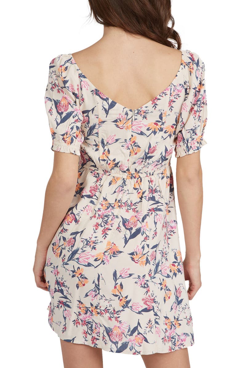 Roxy Shimmy Shake Floral Minidress | Nordstromrack