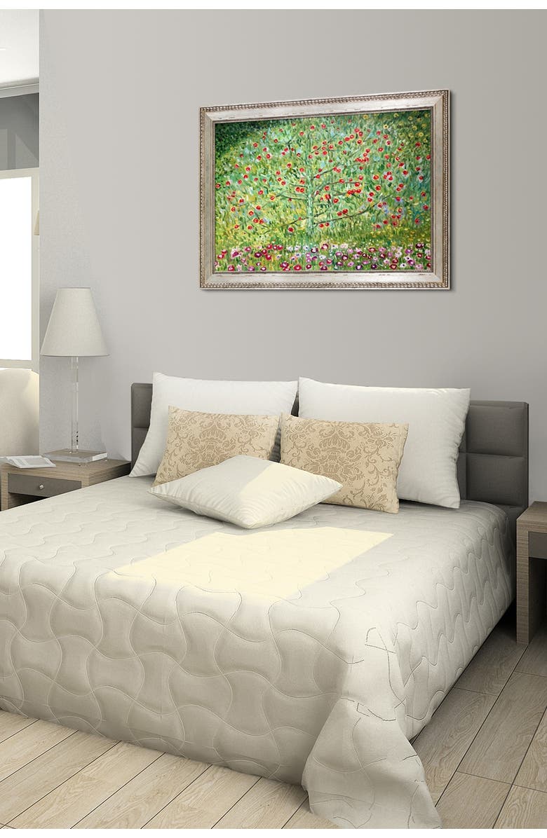 OVERSTOCK ART The Apple Tree by Gustav Klimt Framed Hand Painted Oil ...