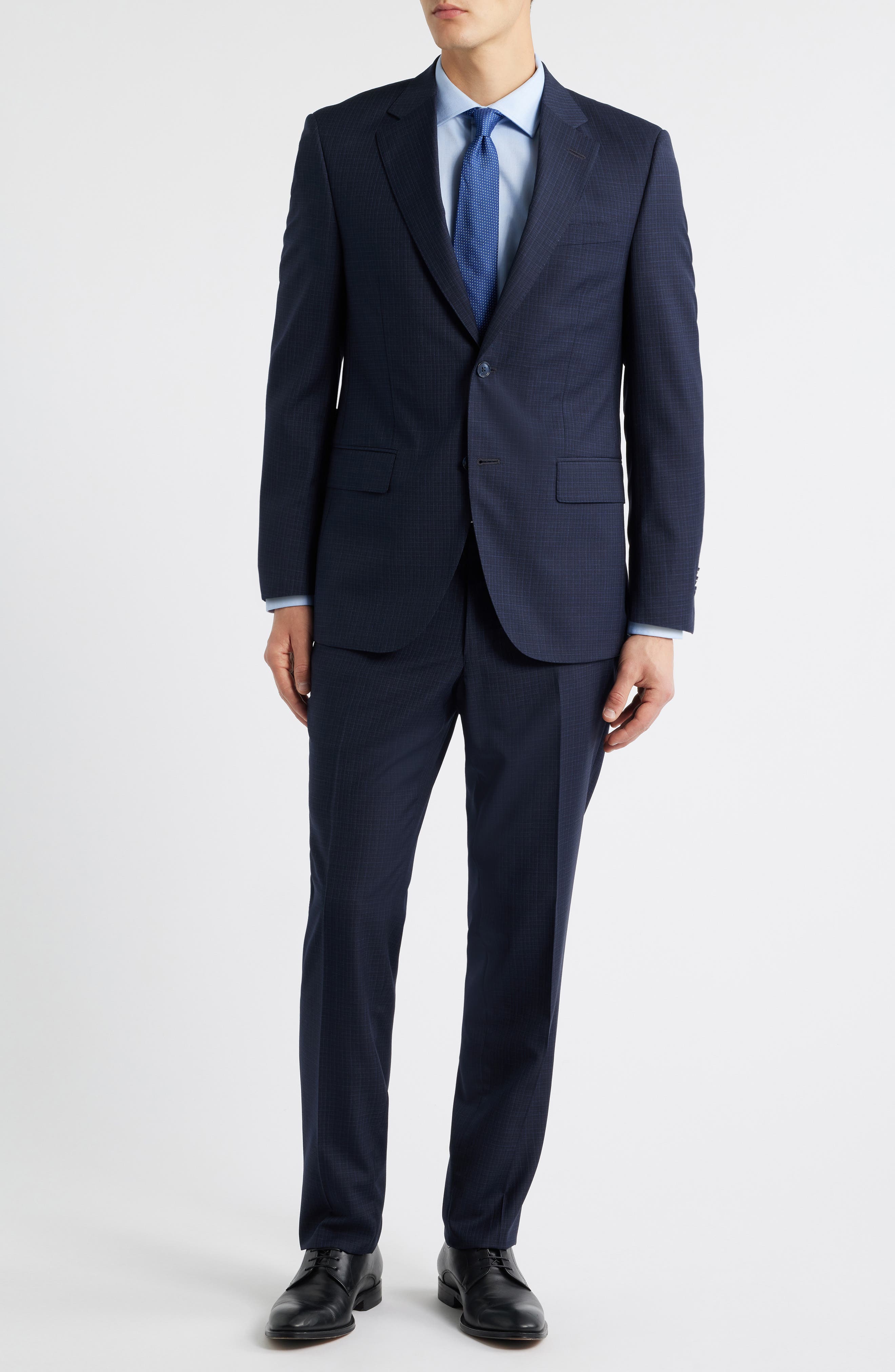 Peter Millar Flynn Classic Fit Plaid Wool Suit | Nordstrom