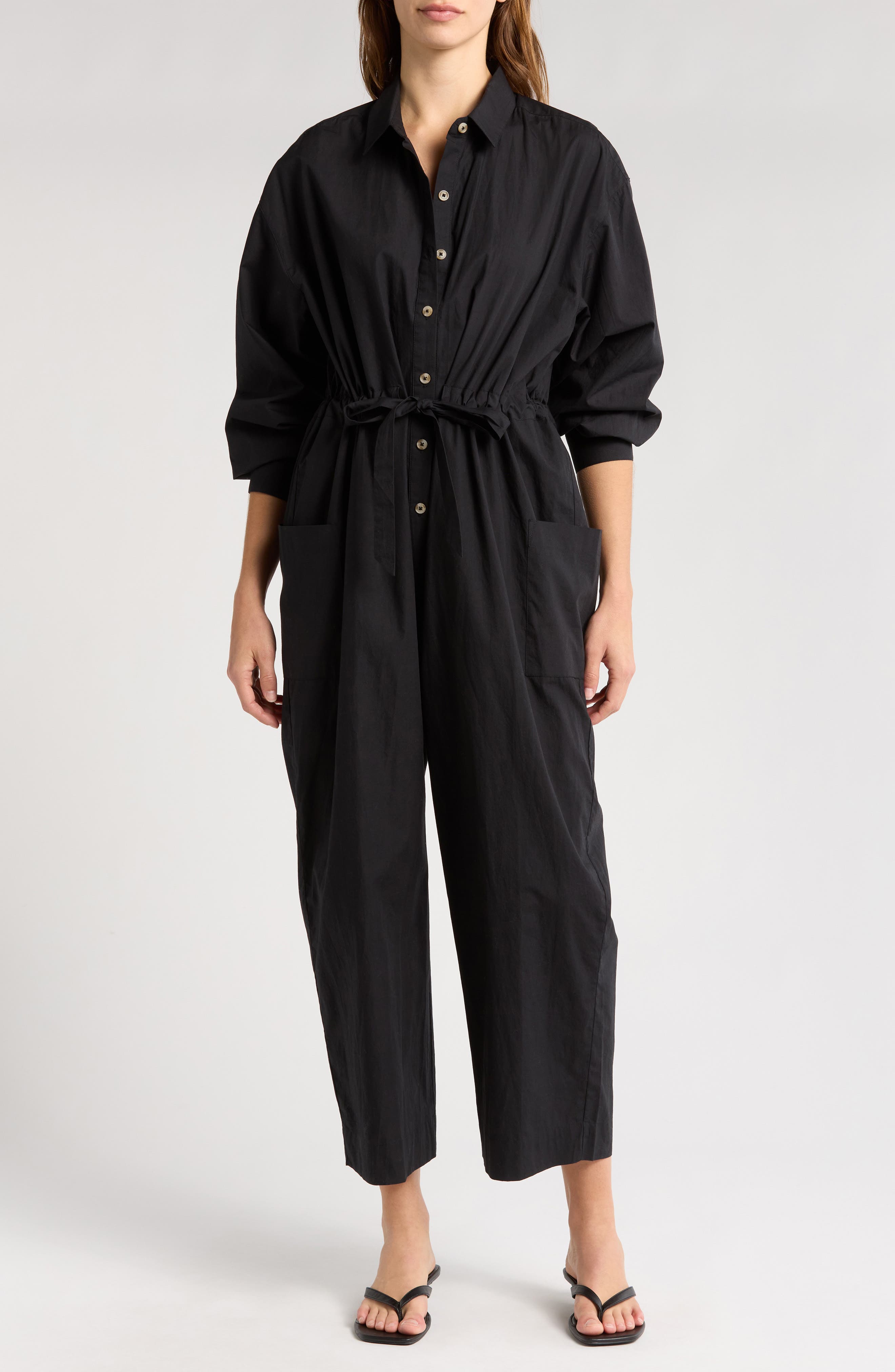 MOTHER The Jump For Joy Cotton Jumpsuit | Nordstromrack