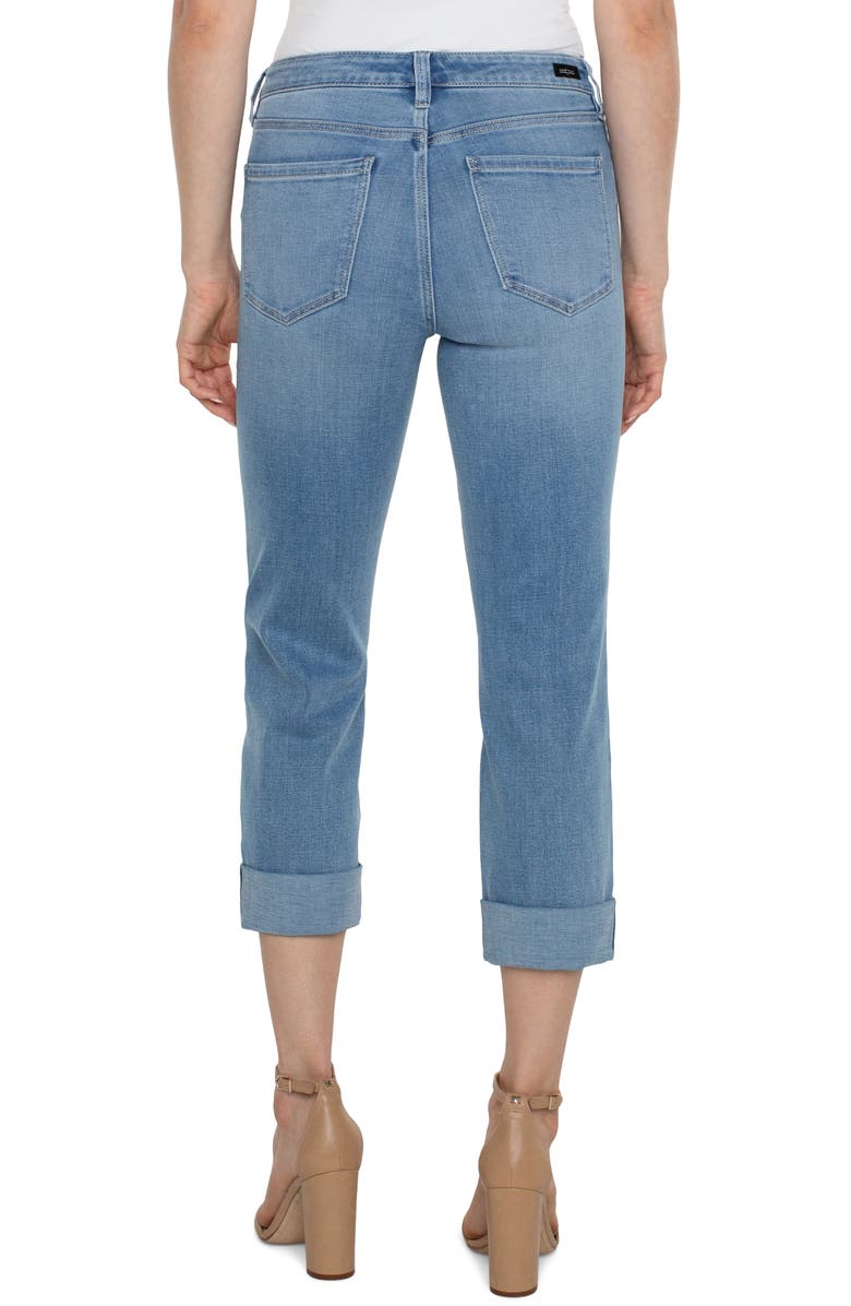Liverpool Los Angeles Charlie Mid Rise Crop Slim Jeans | Nordstrom
