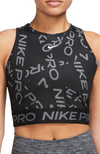 Nike Logo Print Dri-FIT Crop Tank | Nordstrom