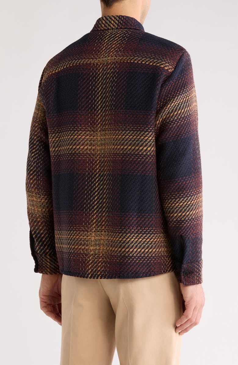Wax London Whiting Plaid Button-Up Overshirt | Nordstrom