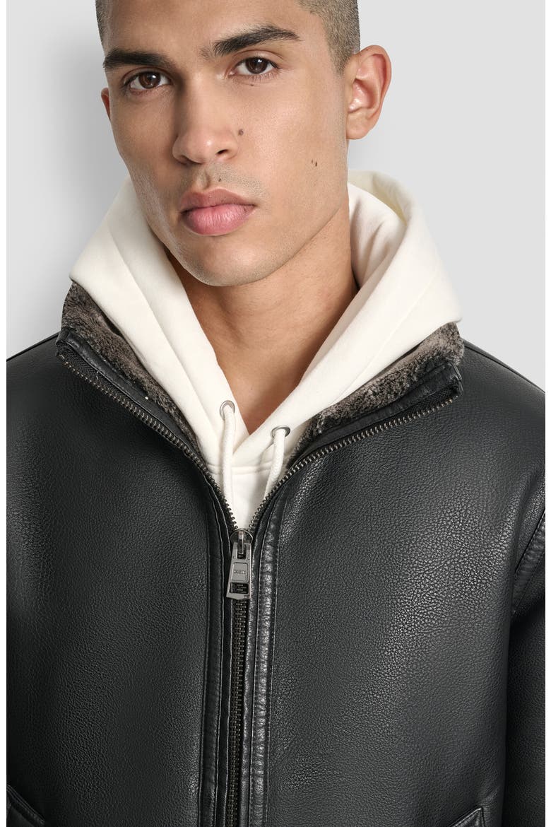 Faux Fur Lined Pebble Jacket (Men) | Nordstromrack