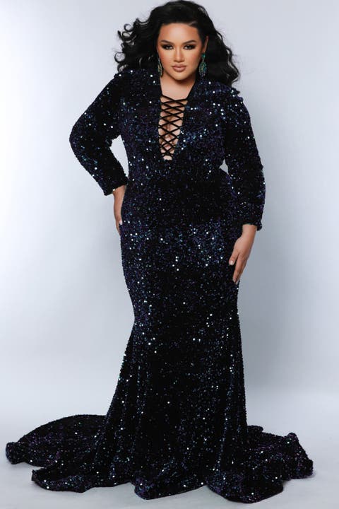Sequin Plus-Size Formal Dresses & Evening Gowns | Nordstrom