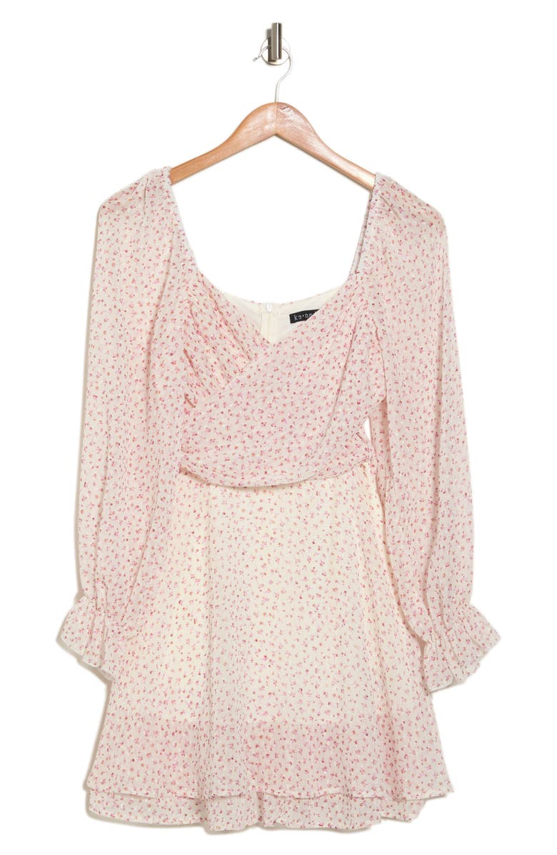 KENEDIK Crossover Long Sleeve Dress | Nordstromrack