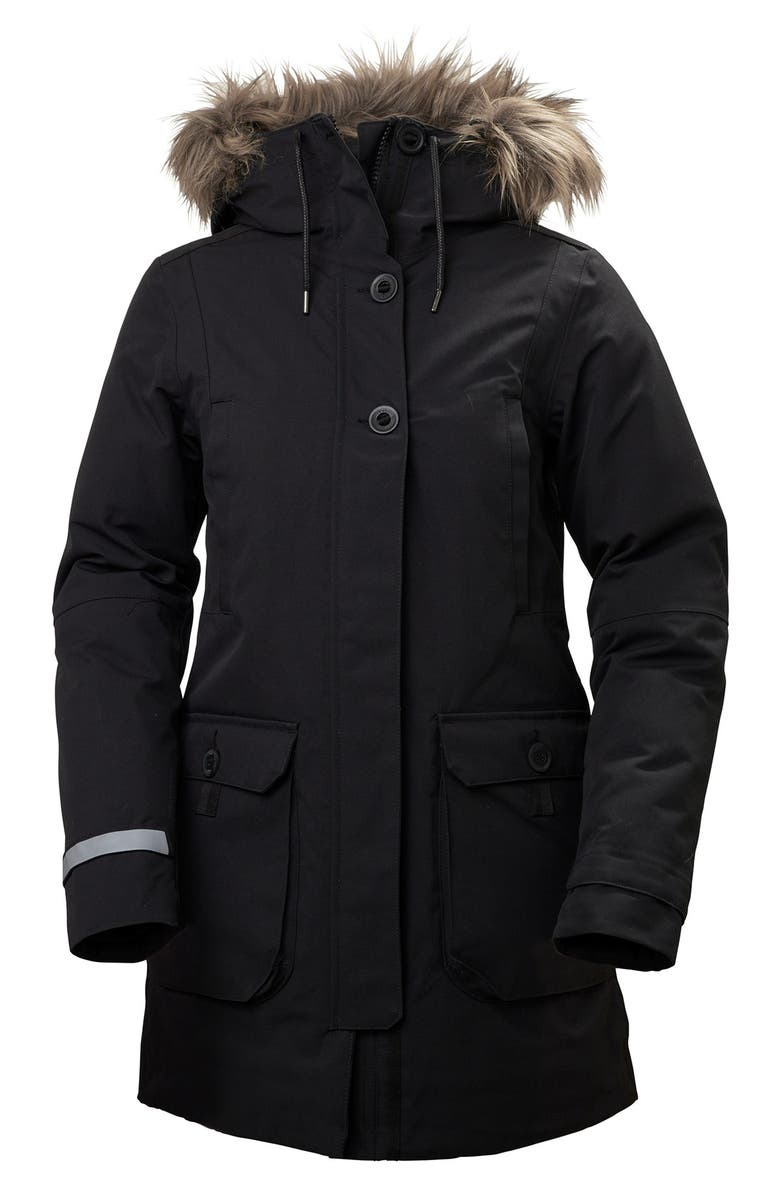 Helly Hansen Longyear Faux Fur Trim Parka | Nordstromrack