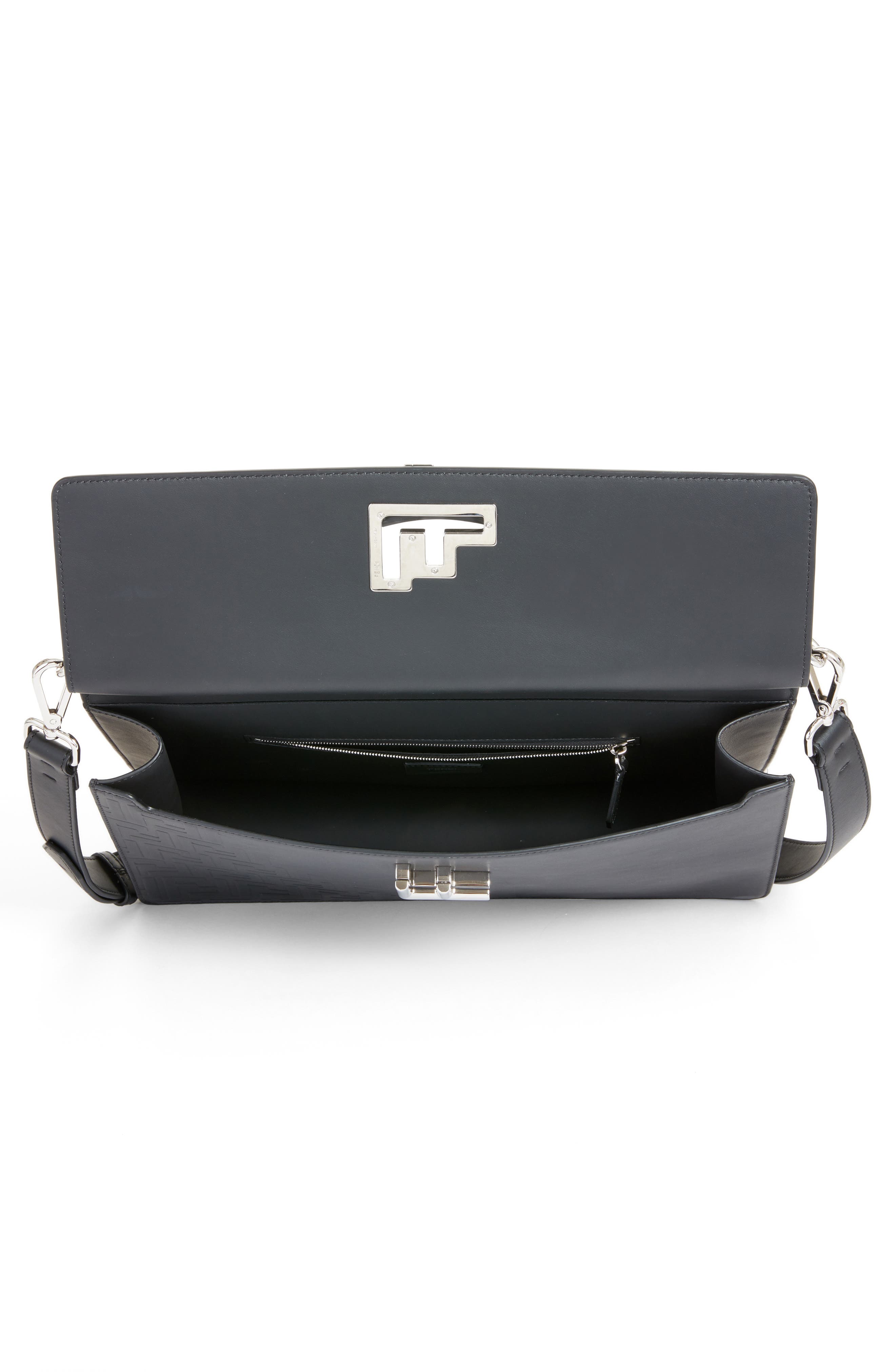 Fendi FF Logo Embossed Leather Briefcase | Nordstrom
