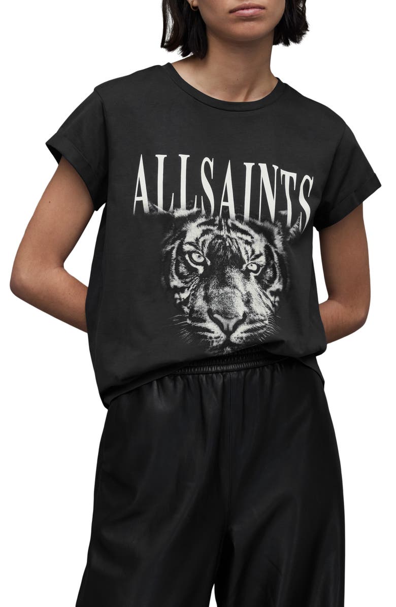 AllSaints Trinity Anna Logo Graphic T-Shirt | Nordstromrack