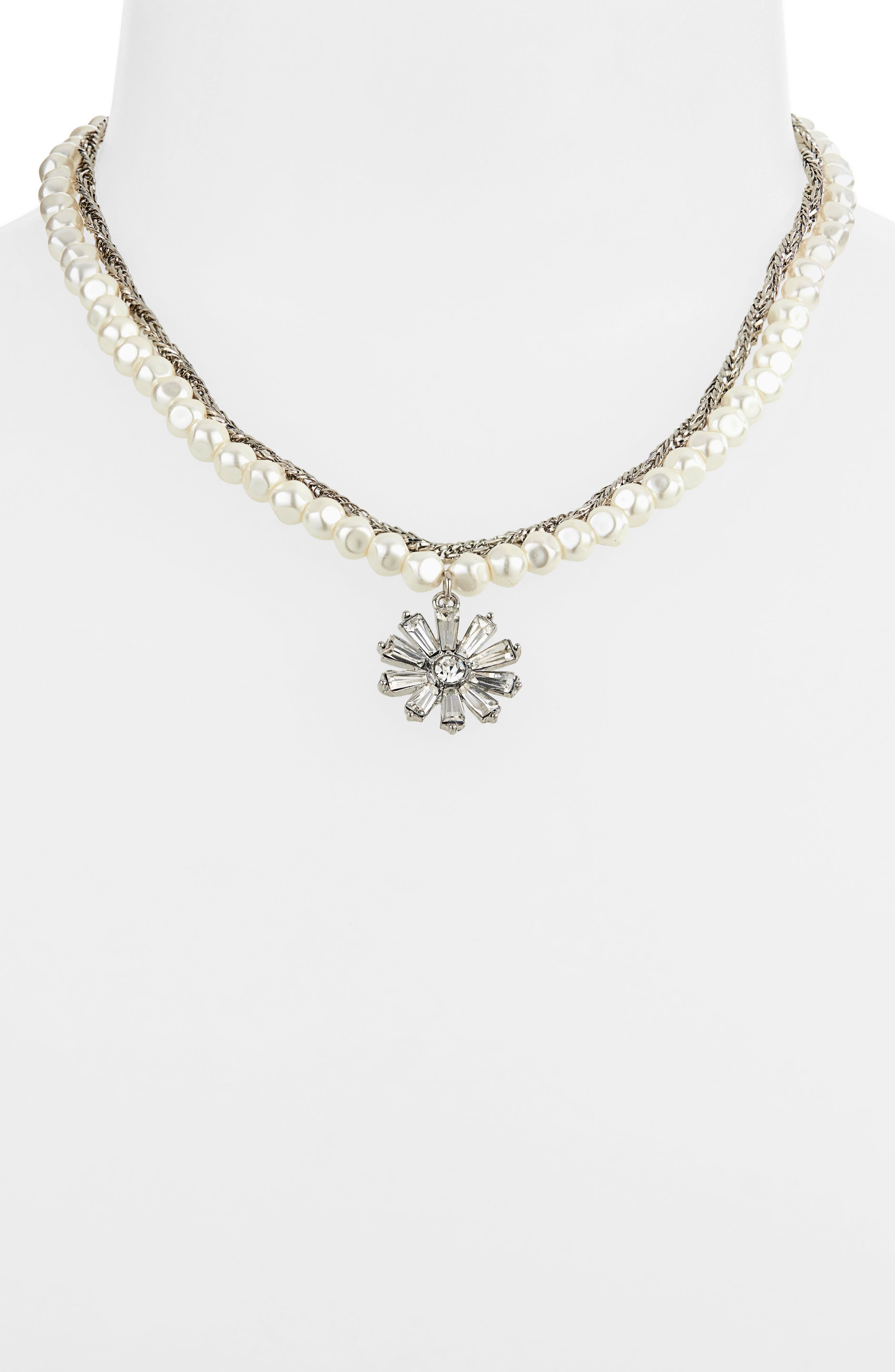 Nordstrom Layered Starburst Pendant Necklace | Nordstromrack