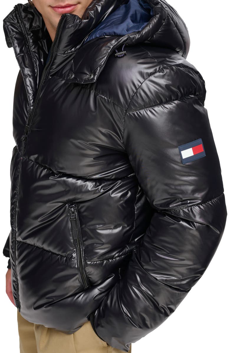 Tommy Hilfiger Water Resistant Hooded Heavyweight Puffer Jacket ...