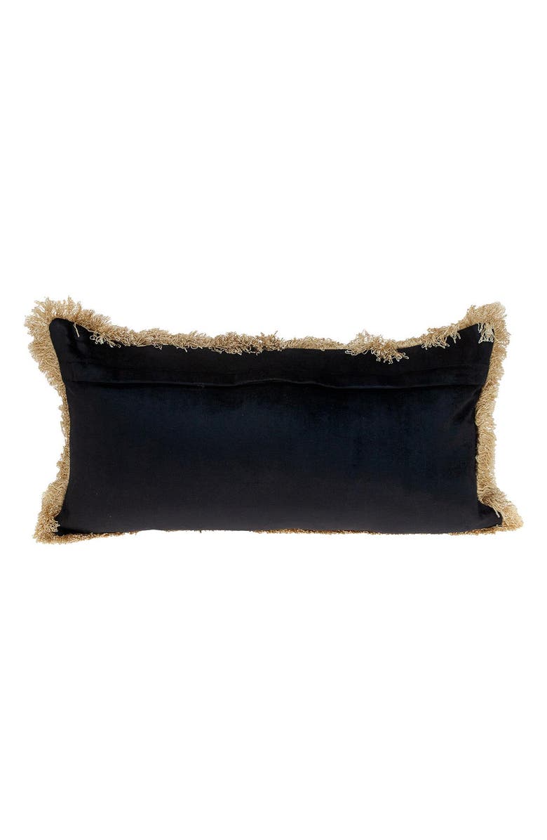 PARKLAND COLLECTION Catia Tassel Trim Velvet Throw Pillow | Nordstromrack