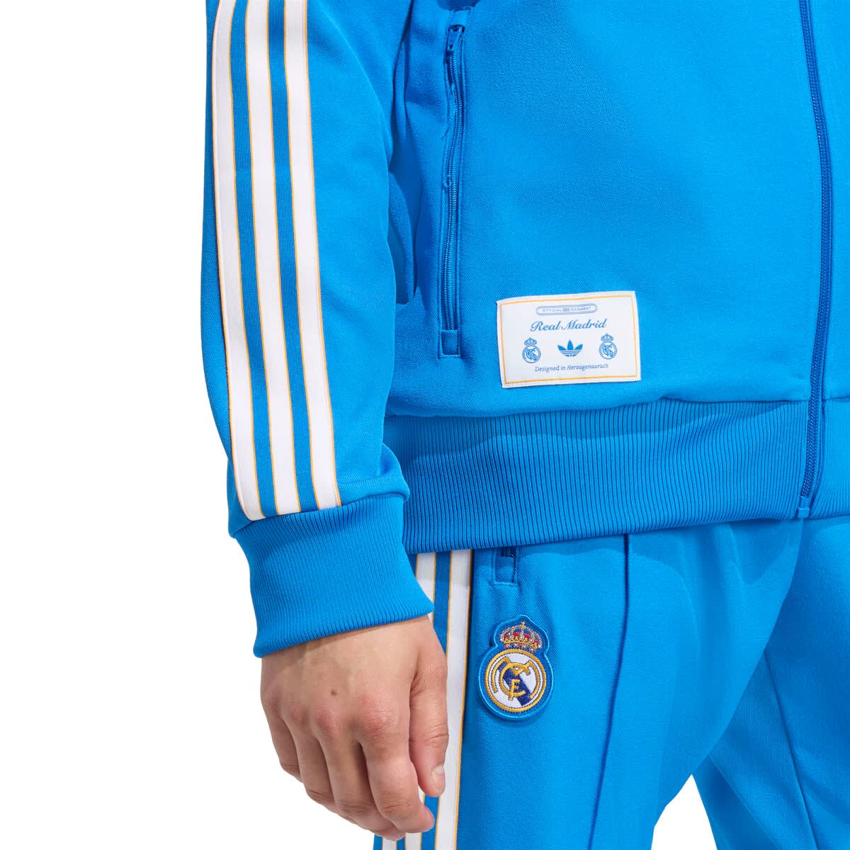 adidas Men's adidas Blue Real Madrid Terrace Icons Full-Zip Track ...