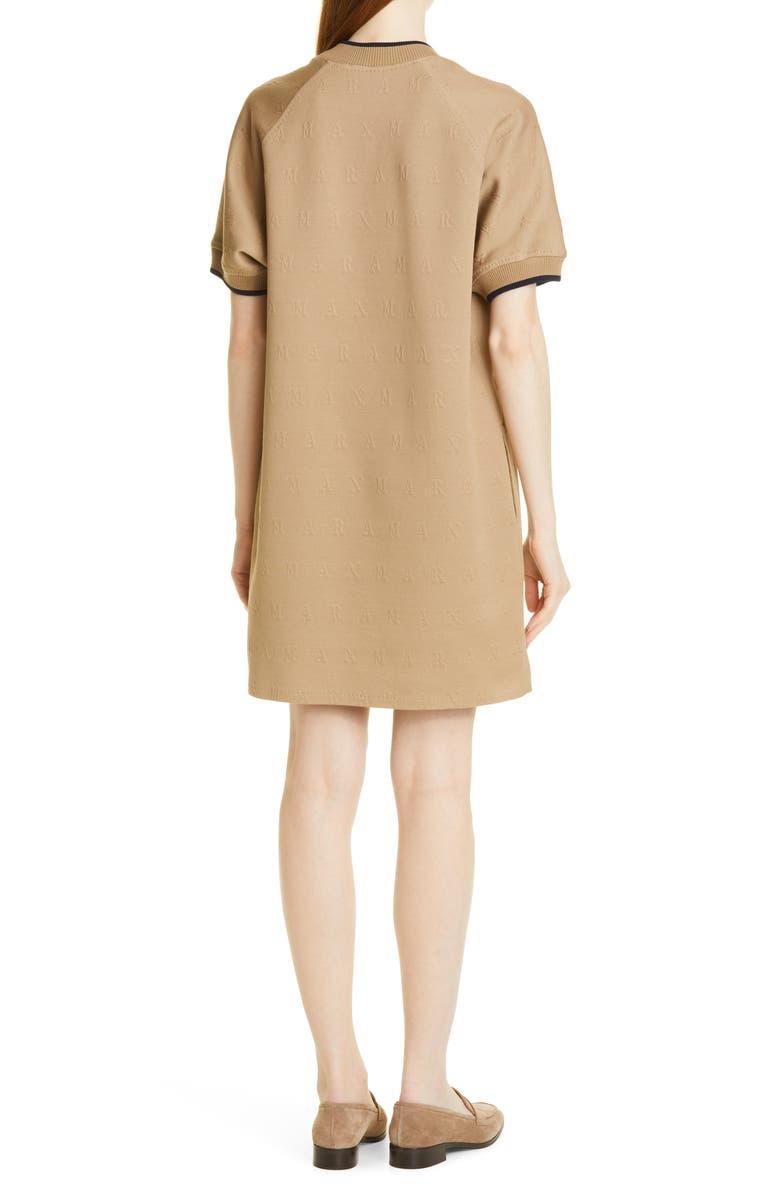 Max Mara Max Max Kaki Logo Jacquard Shift Dress | Nordstromrack
