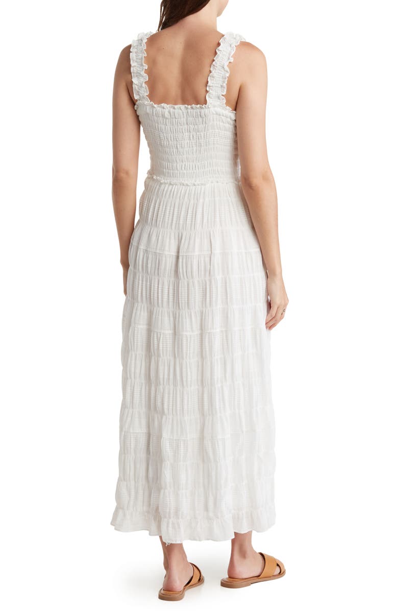 MAX STUDIO Sleeveless Smocked Tiered Maxi Dress | Nordstromrack