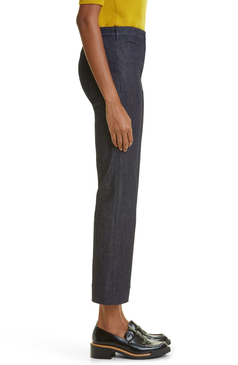 Max Mara Don Crop Straight Leg Stretch Denim Trousers | Nordstrom
