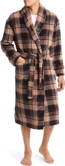 Majestic International Plaid Fleece Robe | Nordstrom