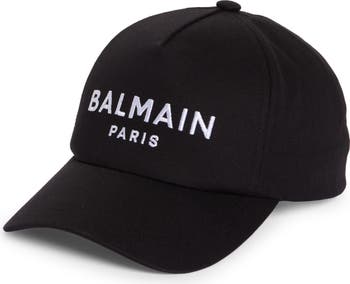 Balmain Embroidered Logo Cotton Twill Baseball Cap | Nordstrom