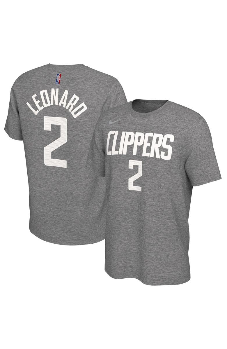 Nike Men's Nike Kawhi Leonard Gray LA Clippers 2020/21 Earned Edition ...