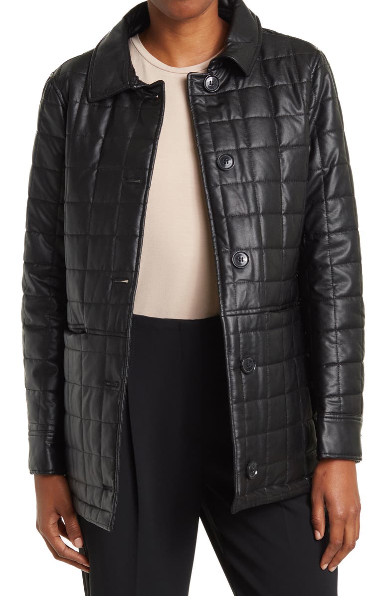 Sam Edelman Quilted Faux Leather Jacket | Nordstromrack