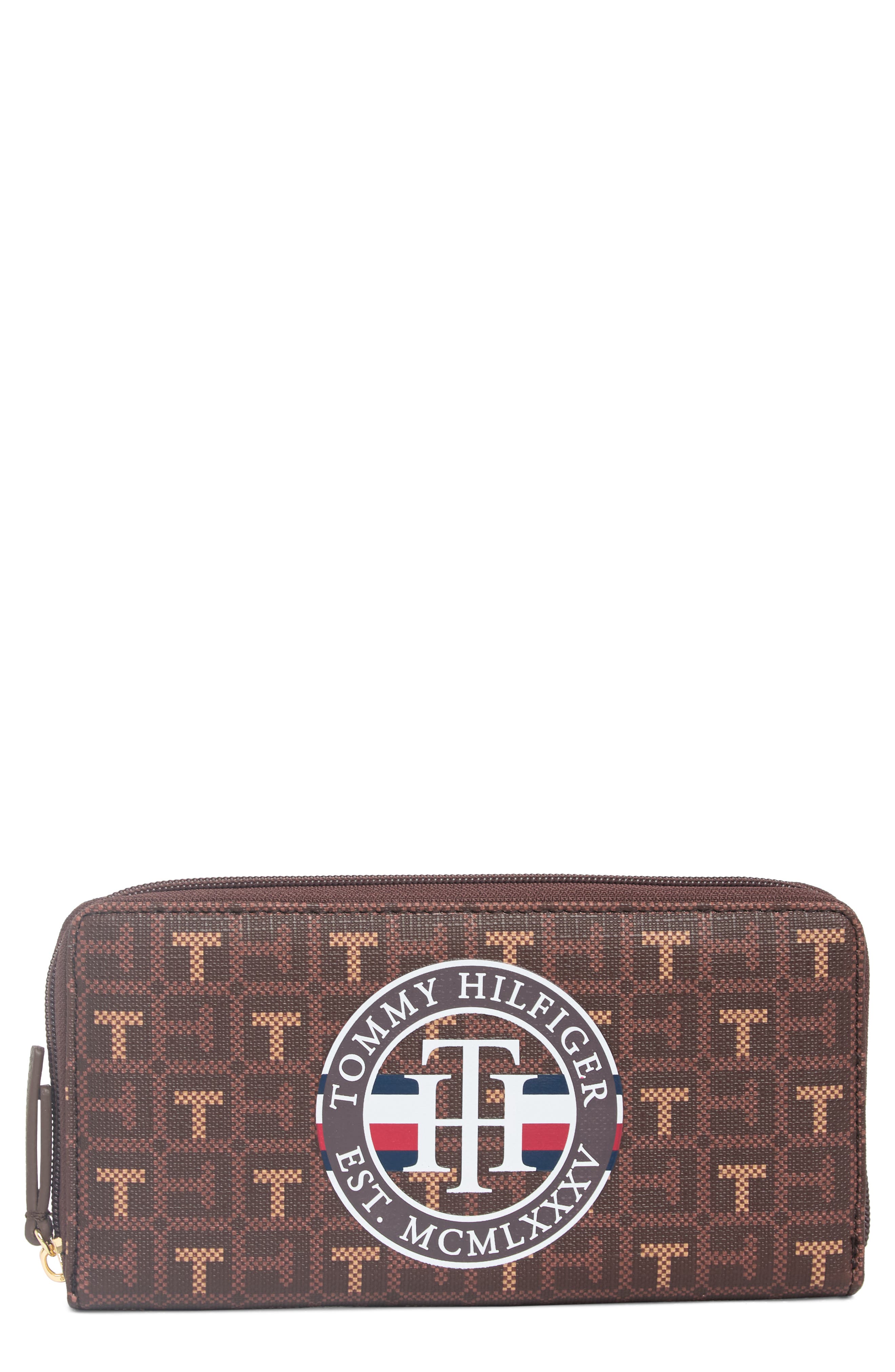 Tommy Hilfiger Waverly II Monogram Print Wallet | Nordstromrack