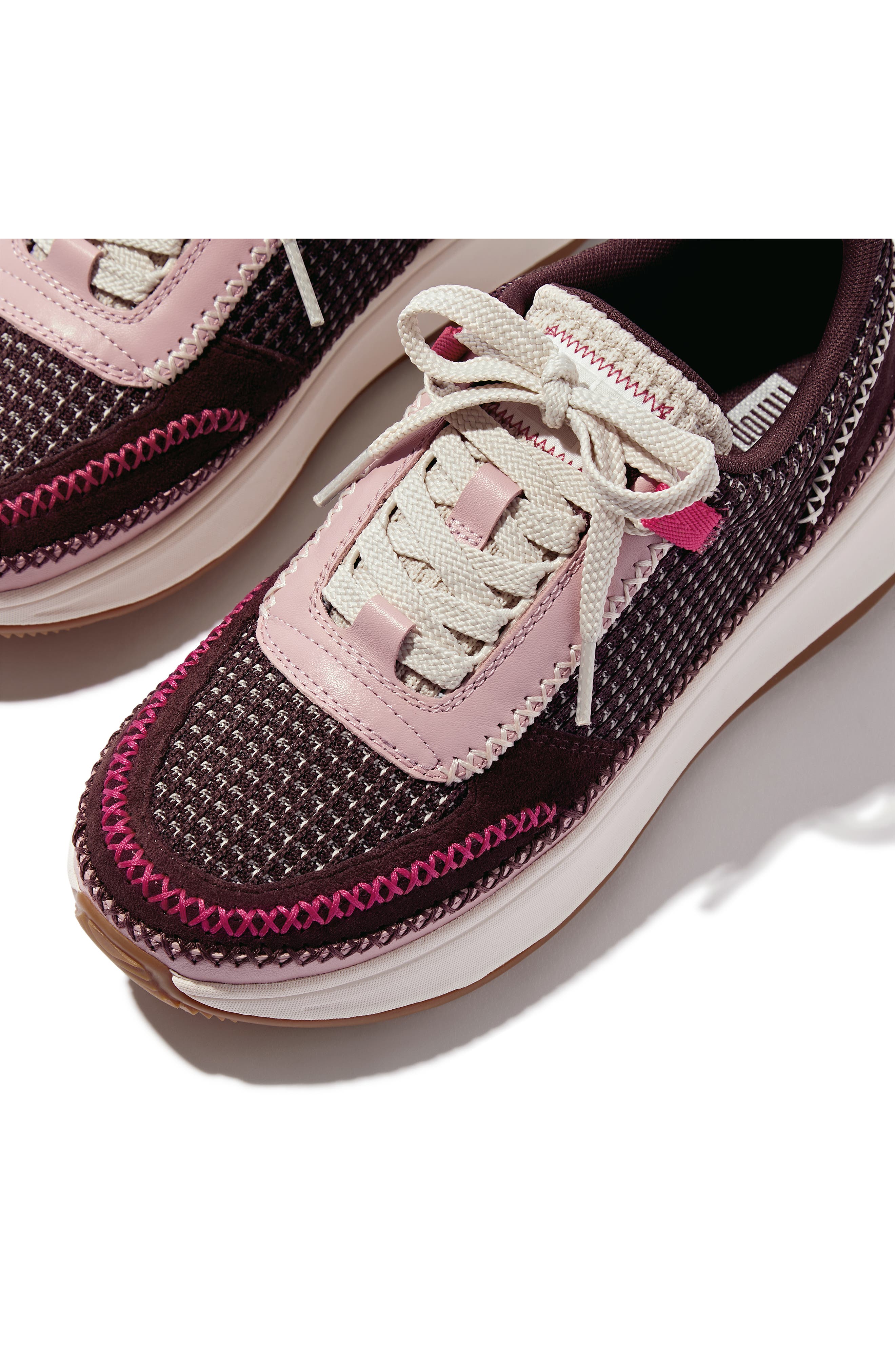 FitFlop F-Mode Knit Panel Platform Sneaker (Women) | Nordstrom