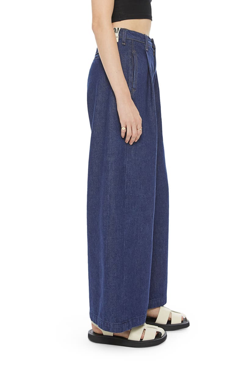 MOTHER SNACKS! Push Pop Pleated High Waist Wide Leg Jeans | Nordstromrack