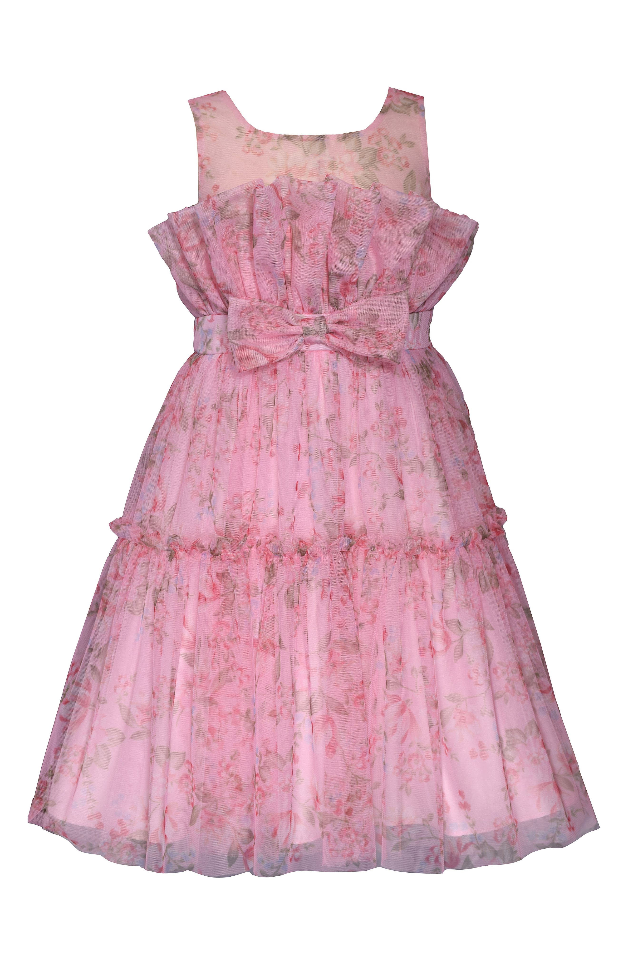 Iris & Ivy Kids' Floral Print Mesh Dress | Nordstromrack