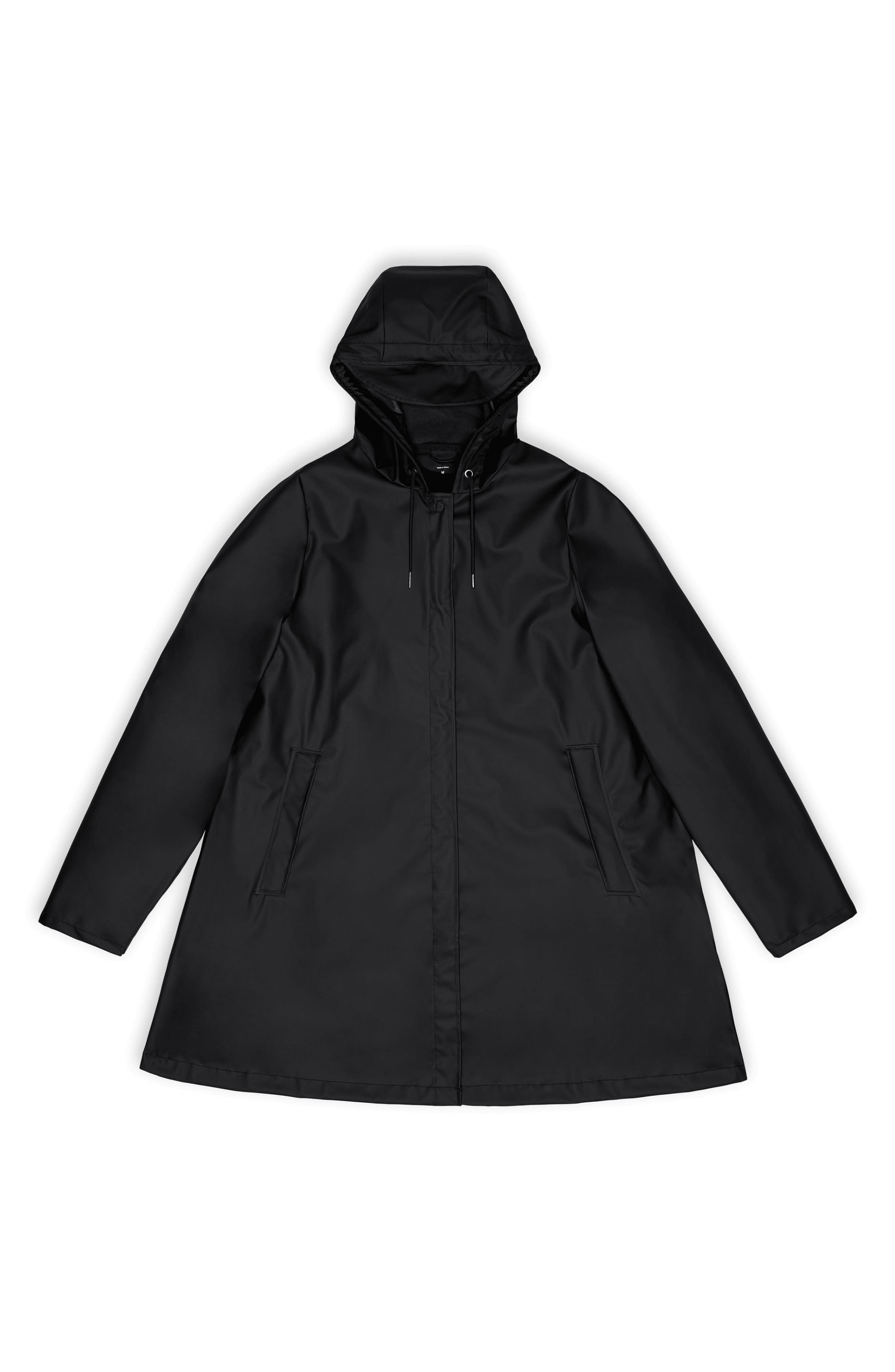 Rains Waterproof A-Line Rain Jacket | Nordstrom