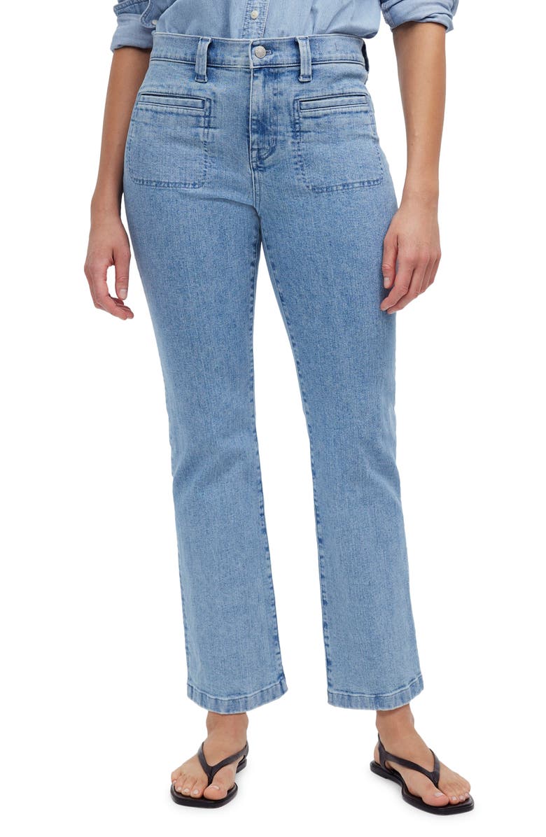 Madewell Mid Rise Kick Out Crop Jeans | Nordstromrack