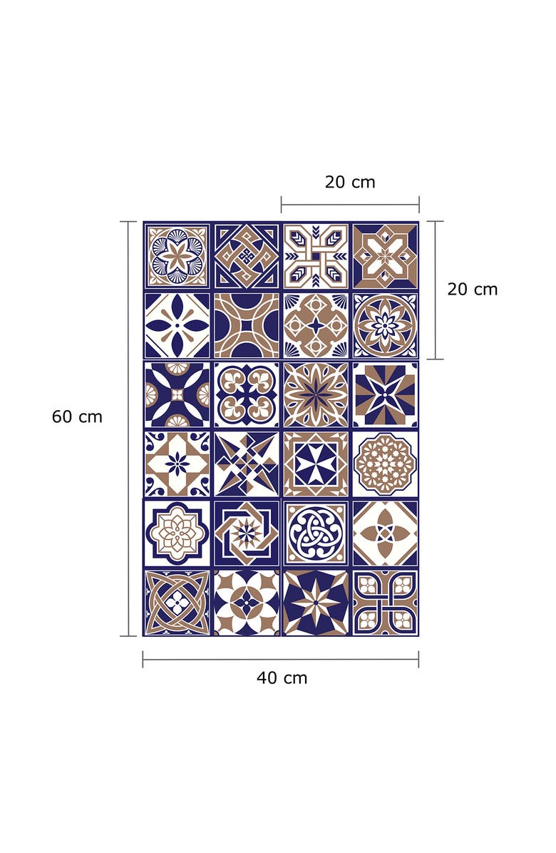 WALPLUS Royal Blue Tile Sticker Decal | Nordstromrack