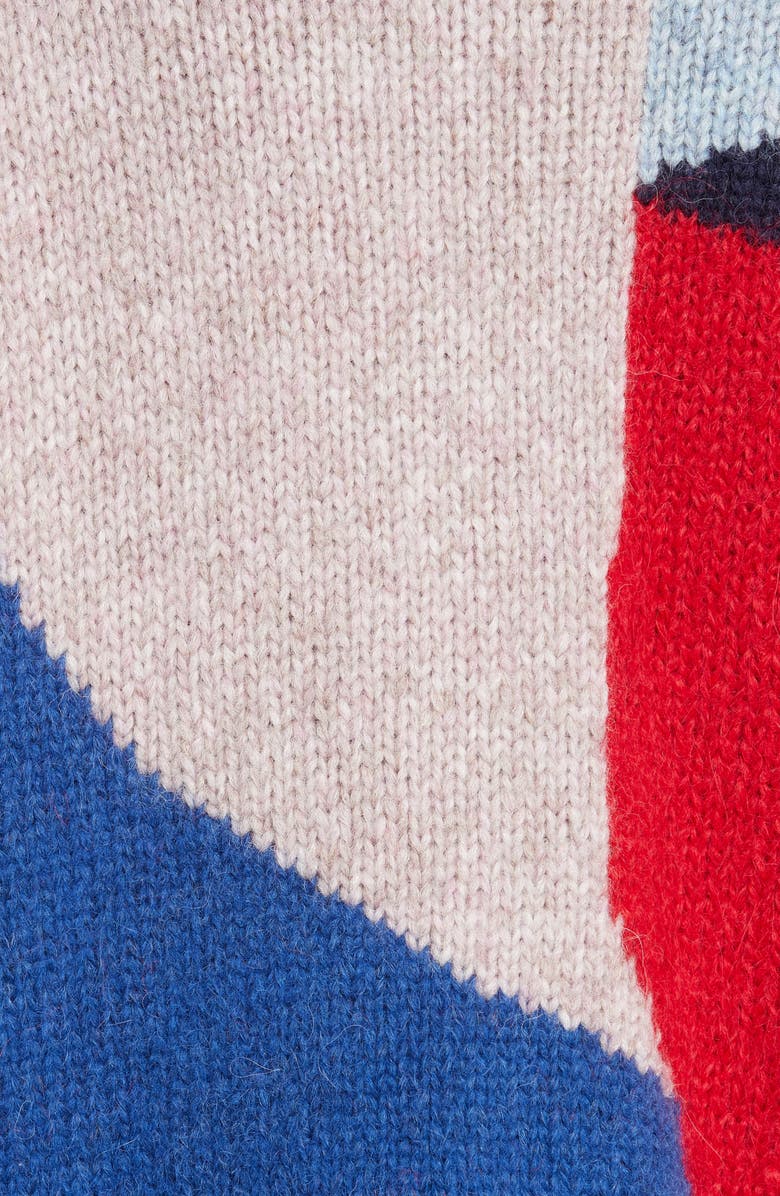 Eleven Six Caroline Colorblock Alpaca & Merino Wool Blend Sweater ...