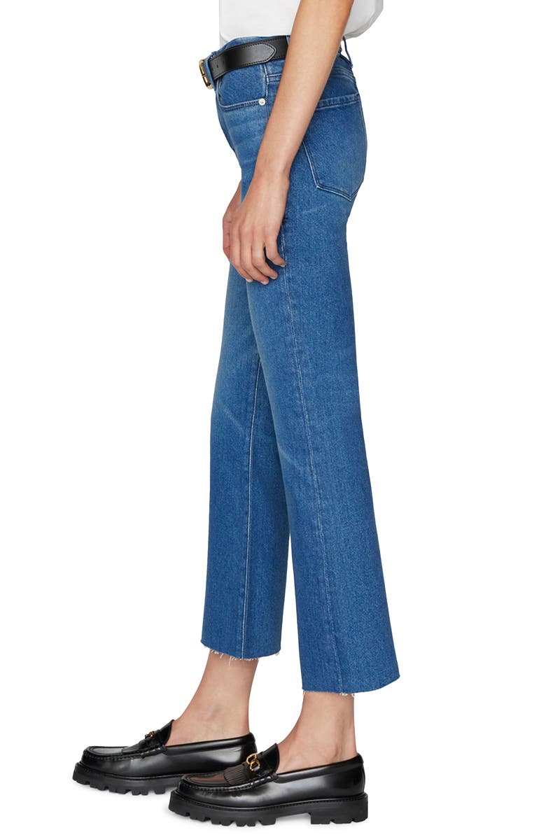 FRAME Le Crop Raw Hem Mini Bootcut Jeans | Nordstromrack