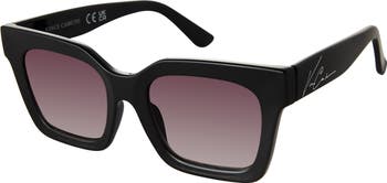 Vince Camuto 52mm Rectangle Script Logo Sunglasses | Nordstromrack