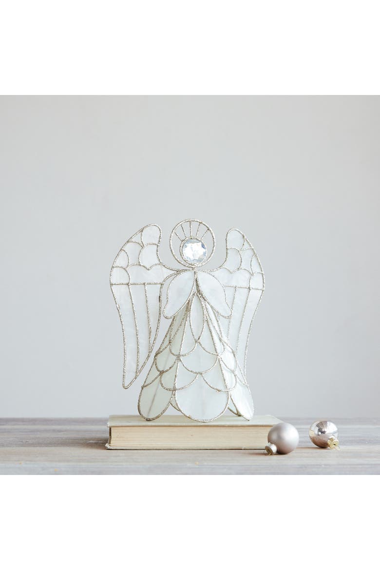 Olive Grove Iron Angel Tree Topper with Acrylic Crystal | Nordstrom