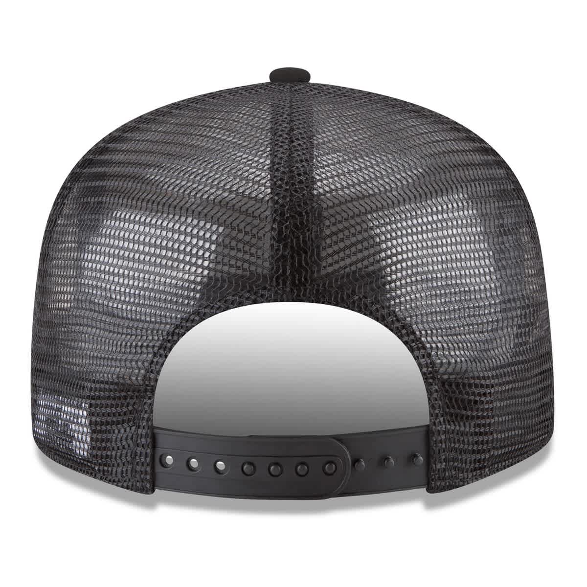 Men's New Era Black Denver Nuggets Core Logo Meshback 9FIFTY Snapback ...