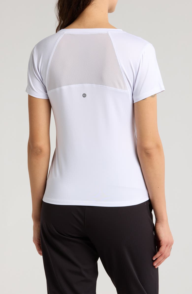 X by Gottex Mesh Shoulder Short Sleeve T-Shirt | Nordstromrack