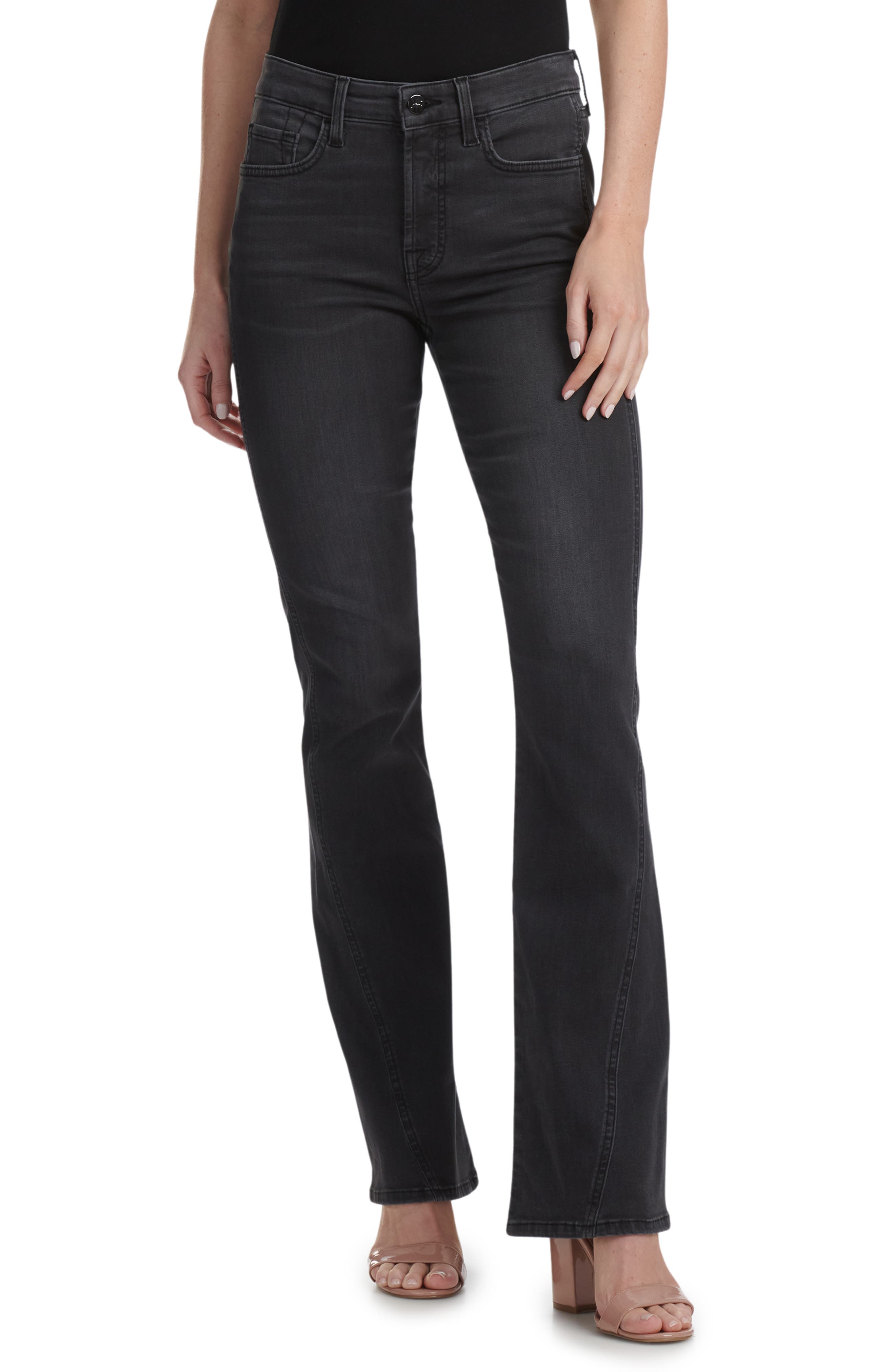 JEN7 by 7 For All Mankind Twist Seam High Waist Slim Bootcut Jeans ...