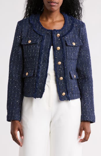 PLM Metallic Tweed Jacket | Nordstromrack