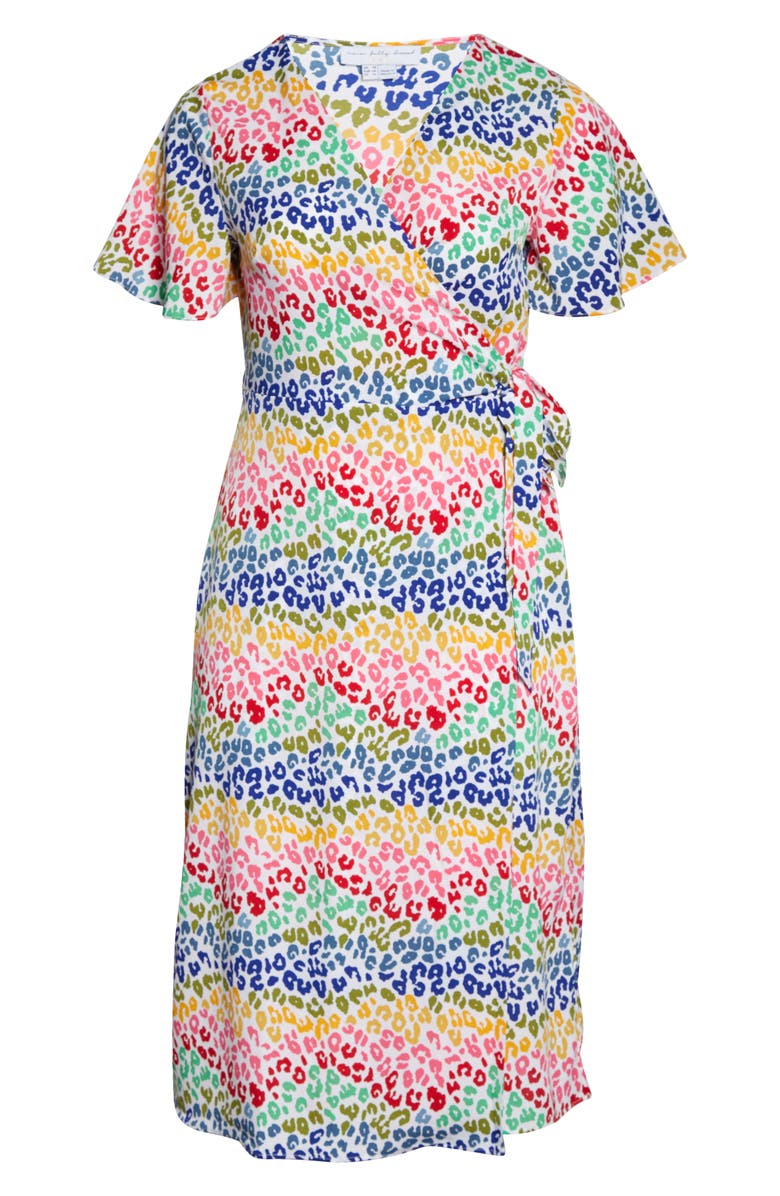 Never Fully Dressed Lucia Rainbow Long Sleeve Wrap Dress | Nordstromrack