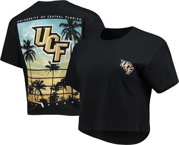 FLOGROWN Women's Black UCF Knights Sunset Poster Cropped T-Shirt ...