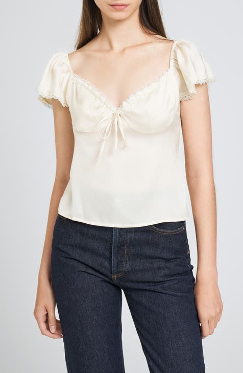 Women's Ivory Blouses | Nordstrom