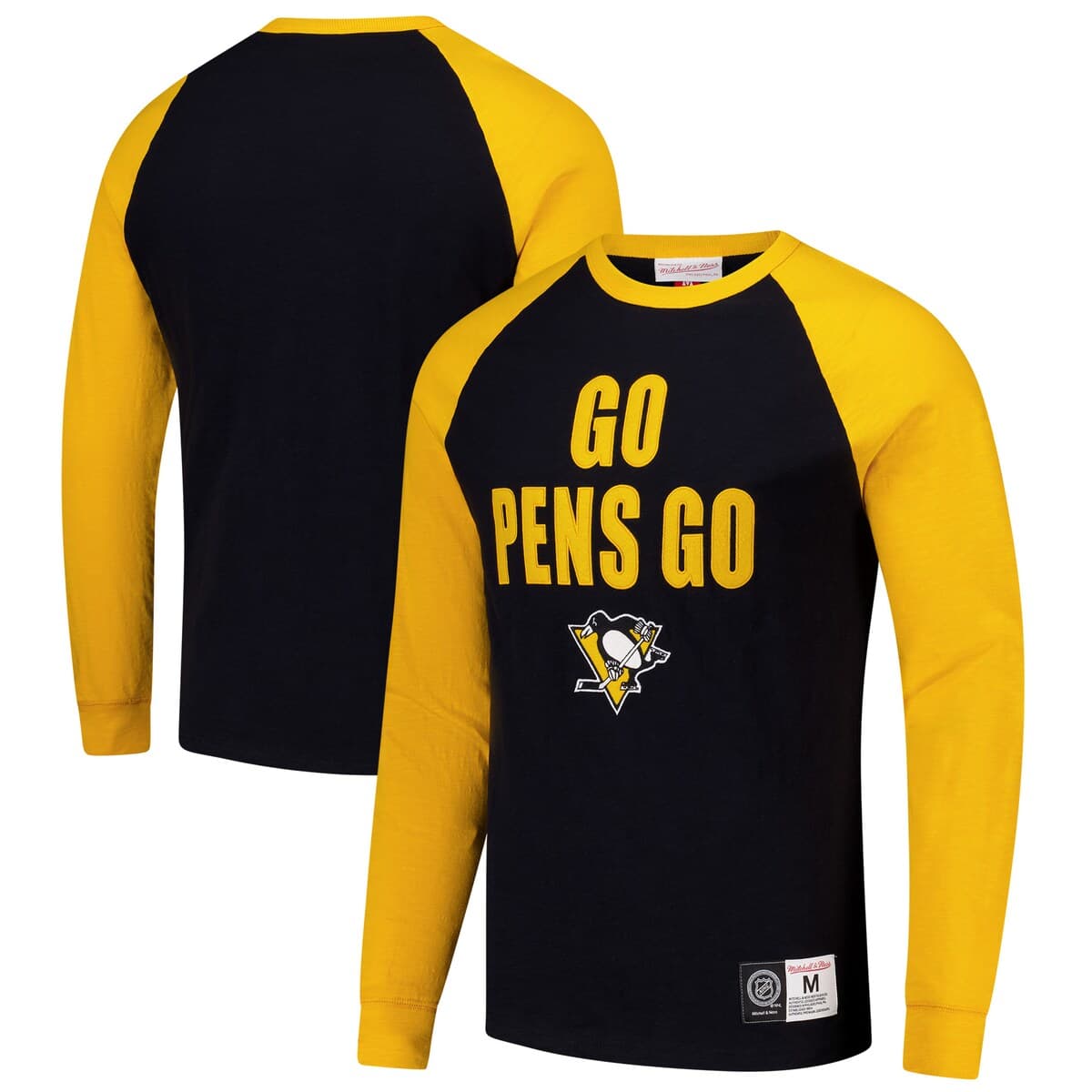 Mitchell & Ness Men's Mitchell & Ness Black/Gold Pittsburgh Penguins ...